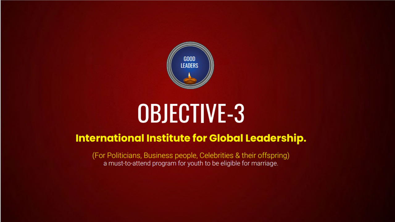 Global Leadership - BHAGAWAT GITA FOUNDATION FOR VEDIC STUDIES